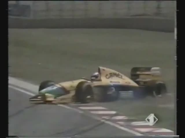 Формула 1. Разворот Шумахера на Гран-при Южной Африки 1992 (субботняя квалификация)