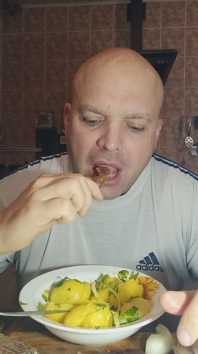 ОБЖОР/перекус/картоху с рыбой/еда/ужин