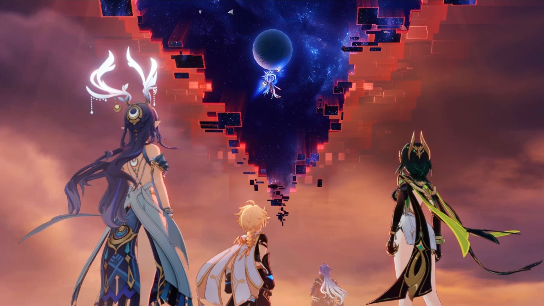 Genshin Impact: Песни полой луны Глава VII "Если однажды зимней ночью путешественник" Прохождение