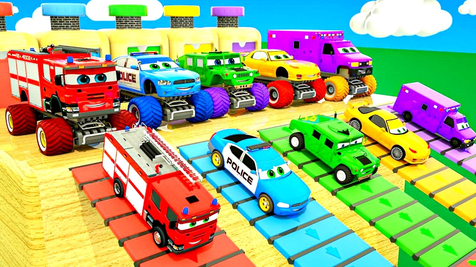 Мультики про машинки, мультфильмы бесплатно, смотреть мультики, мультики с машинками и играми