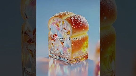 залипательная еда от ИИ. нарезка выпечки