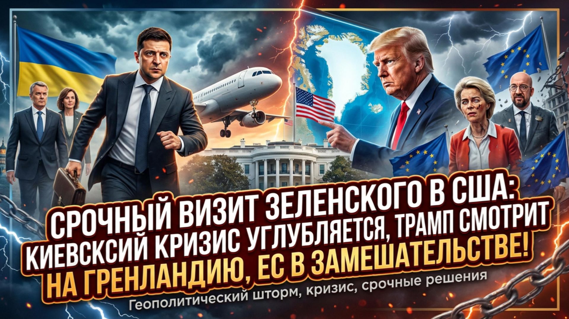 🆘 Меркурис | SOS от Зеленского: Гонцы в США, пока Трамп покупает Гренландию, а ЕС рушится
