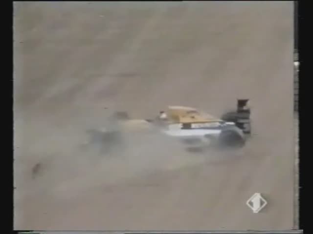 Формула 1. Вылет Мэнселла на Гран-при Южной Африки 1992 (субботняя квалификация)