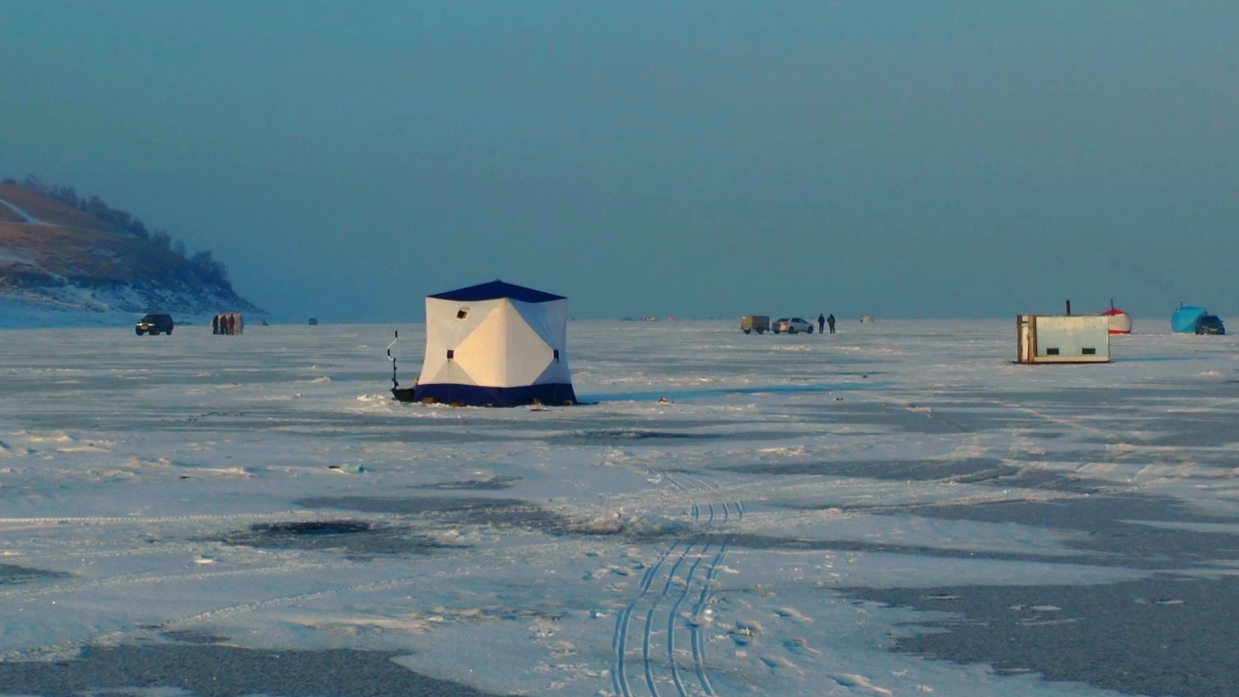 Сов.Хакасия. Рыбалка в Январе.