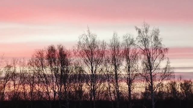 Красивый восход в прекрасный день...