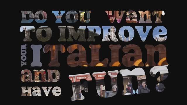 Рекламный ролик-тизер для итальянского разговорного клуба