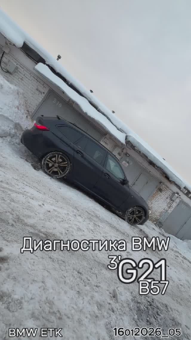 Диагностика BMW 3' G21 Универсал B57