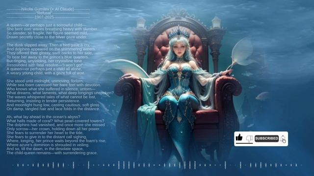 Nikolai Gumilev (+ AI Claude) "Refusal" 1907-2025