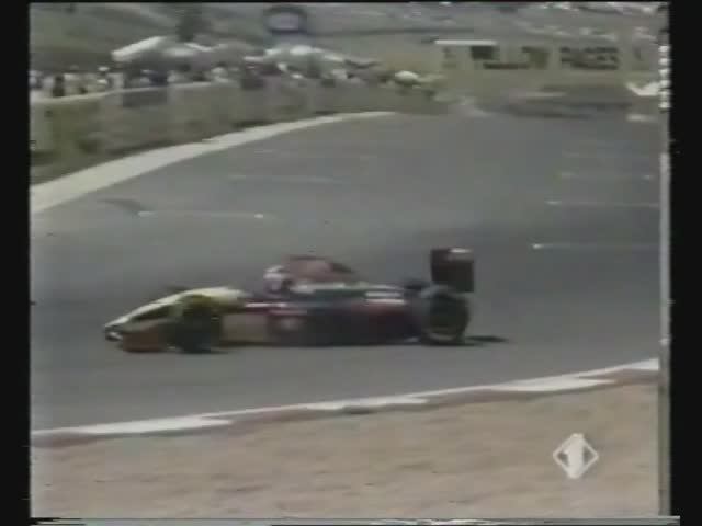 Формула 1. Разворот Катаямы на Гран-при Южной Африки 1992 (субботняя квалификация)