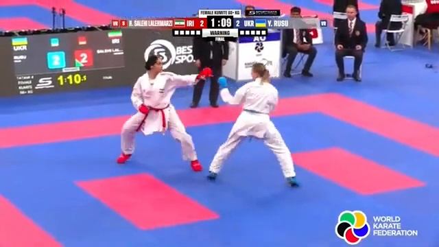 Кумите H. Salehi Lalehmarzi (Иран) – Y. Rusu (Украина)