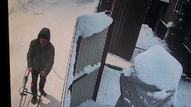 Испытание электрического снегоуборщика NEWJEL 2.3 кВт.