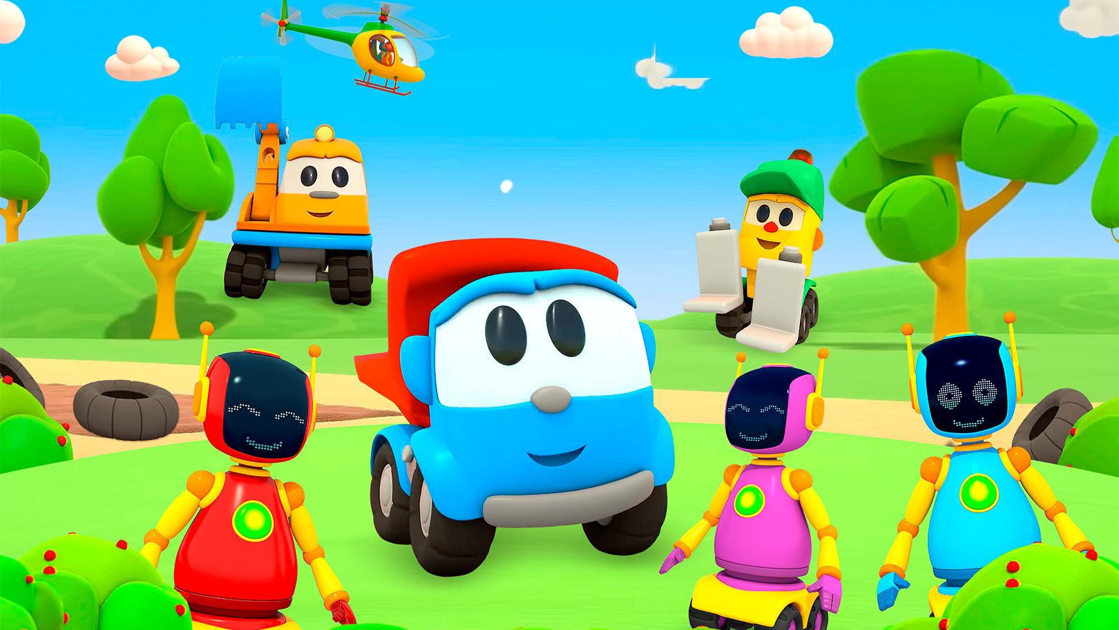 Лева_Грузовичок_Много_Развивающих_Игр_Для_Детей_Лева_Играет