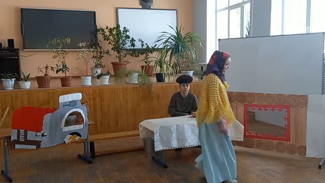 Детский клуб «Сказка», Ростовская область, поселок Целина, спектакль  «Казачья каша»