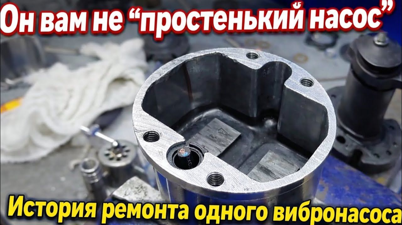 Вибрационный насос является сложным устройством, с применением космических технологий. Ремонтирую...