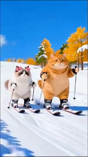 Семейная жизнь рыжего котика