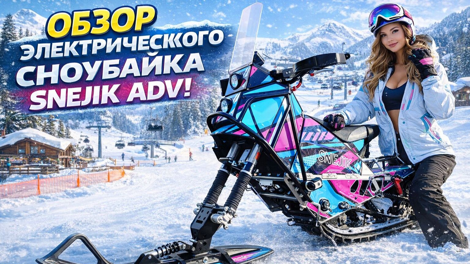 Электрический сноубайк Optimus ADV