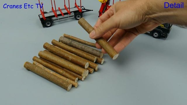 Conrad MAN TGS Doll Log Carrier 'Neuhauser' by Cranes Etc TV