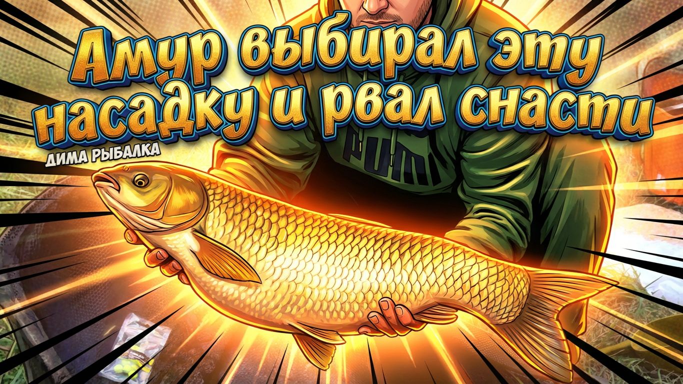 Амур выбирал эту насадку и рвал снасти