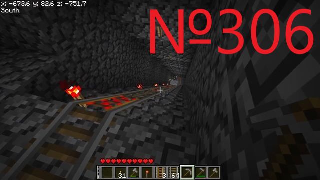 Minecraft №306 Сделал вертикальный эскалатор