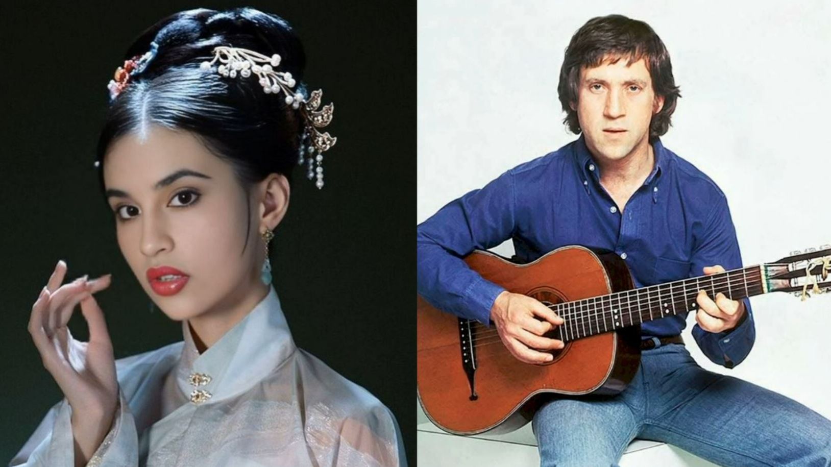 Диана Анкудинова и Владимир Высоцкий.