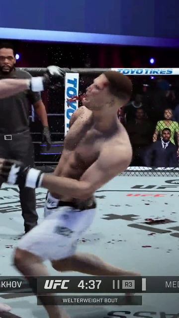 Салихов нокаутирует Медича в UFC 5 #shorts #муслимсалихов #урошмедич #салиховмедич #ufc5