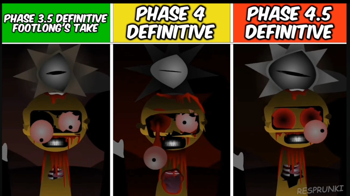 sprunki definitive phase 3.5 vs phase 4 vs phase 4.5