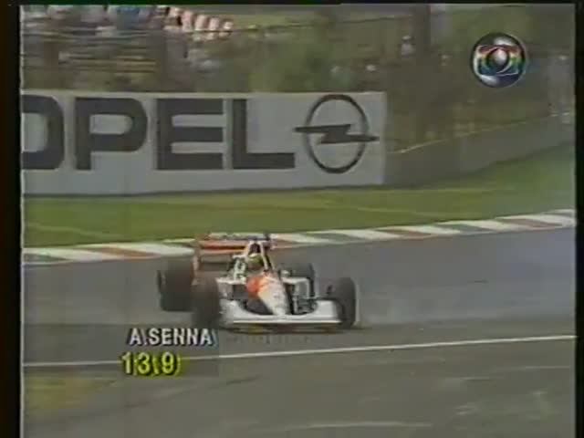 Формула 1. Разворот Сенны на Гран-при Мексики (субботняя квалификация)