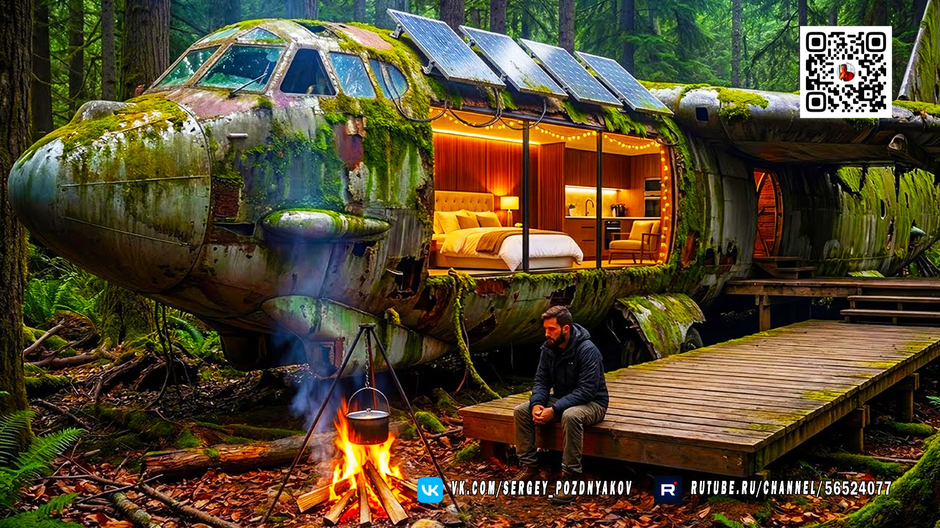 Строю дом внутри бомбардировщика B-52 Stratofortress в одиночку (полный ASMR-процесс)