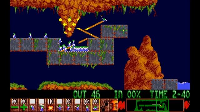 Lemmings (1991) [Amiga 500] - Часть 2 из 2