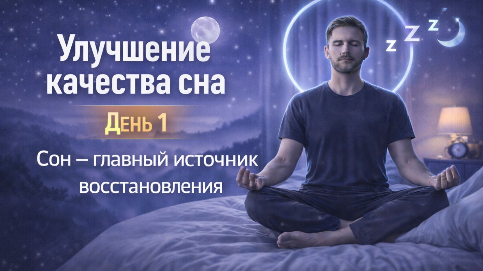 🧘 Медитация для сна. 1 День: Сон — главный источник восстановления