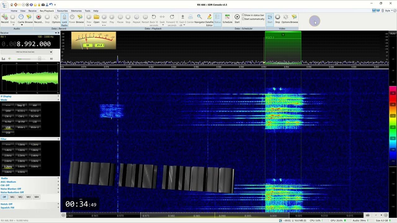 8992 KHz High Frequency Global Communications System (HFGCS) - смотреть ...