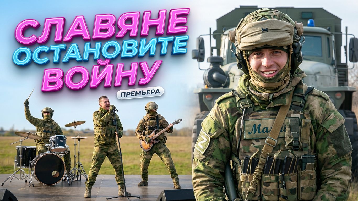 СЛАВЯНЕ ОСТАНОВИТЕ ВОЙНУ (версия 2)