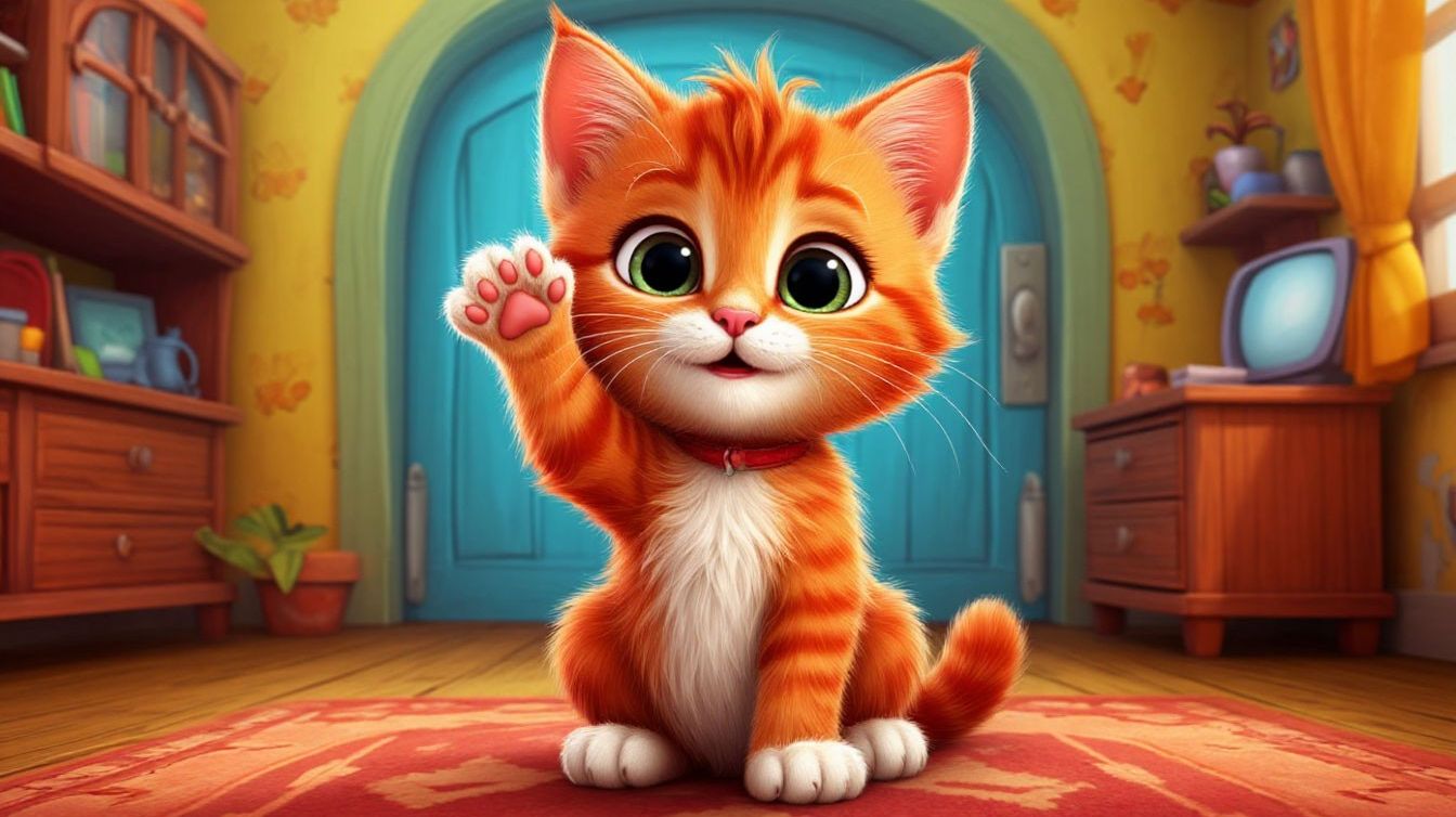 Котёнок Котэ и добрые дела.