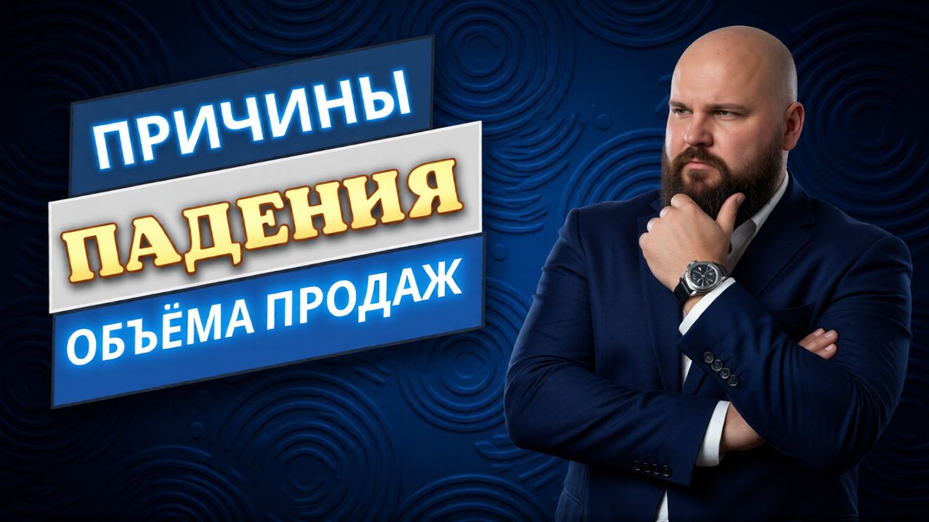 Падение объёмов продаж: разбираем причины и варианты