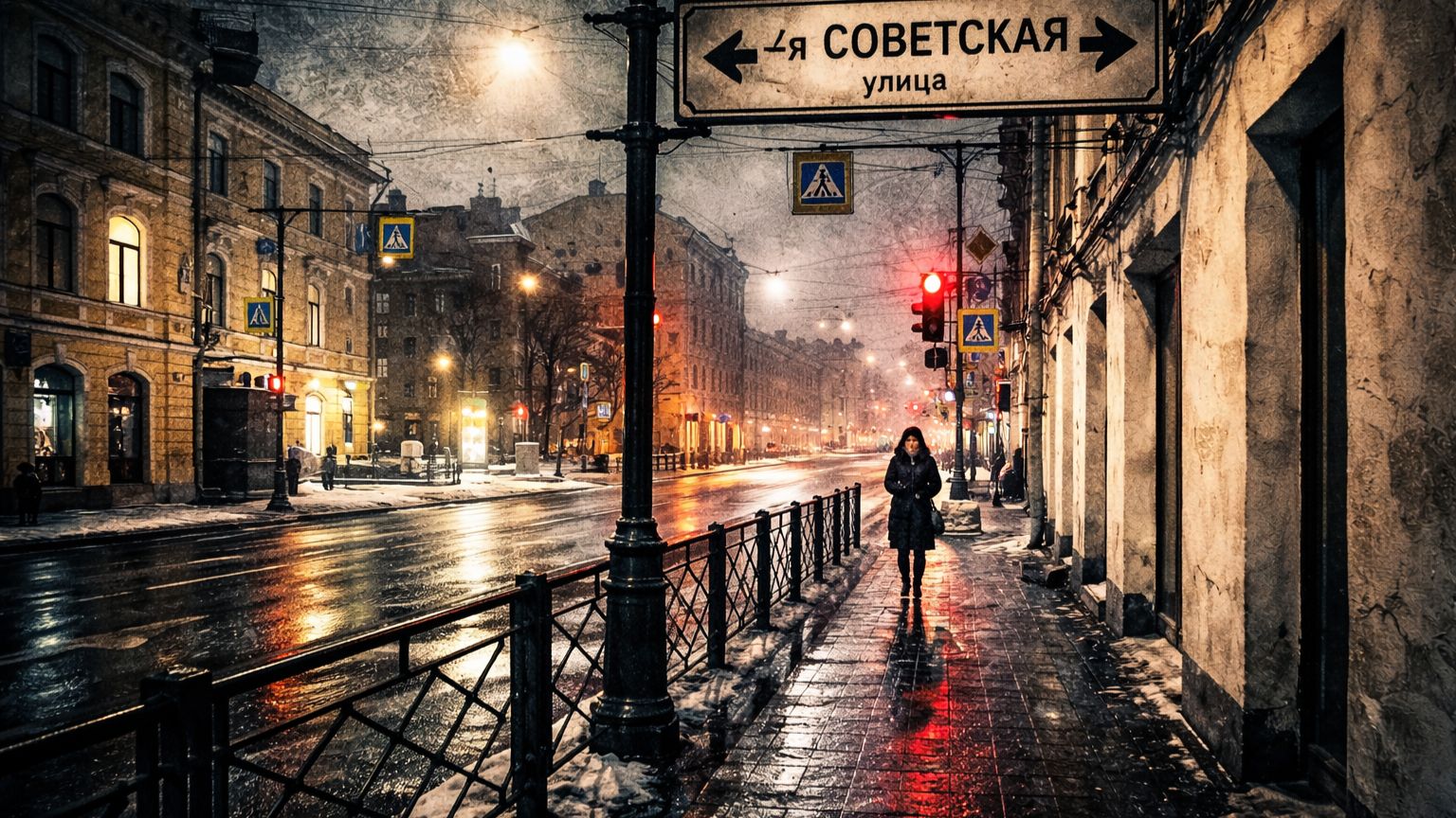 Зимний Суворовский проспект