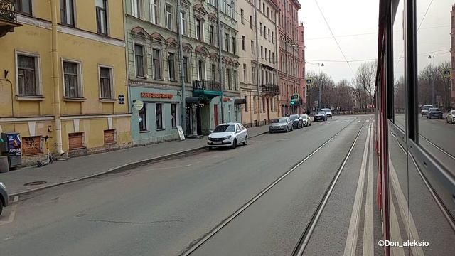 Питер, Садовая улица, трамваи. Маршрут 3