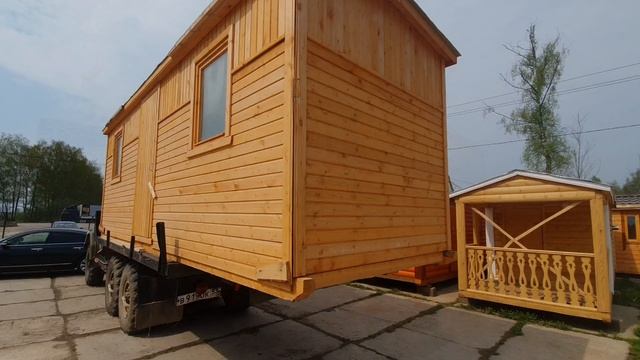 Проект бытовки 6х2.3 с расчетом материалов из дерева - строительство под ключ Московская область