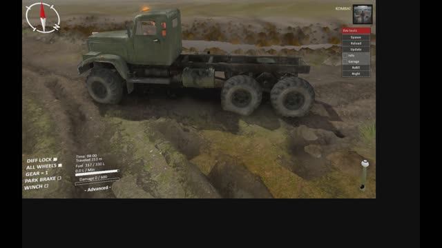 Грузовой вездеход в (spintires)
