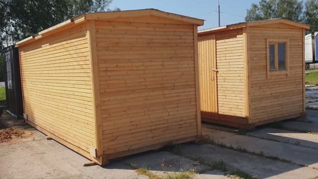 Строительная бытовка из Пестово - купить на заказ деревянную бытовку на дачу в Московской области