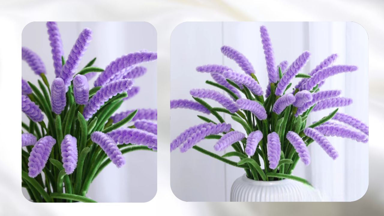 ЛАВАНДА ИЗ СИНЕЛЬНОЙ ПРОВОЛОКИ