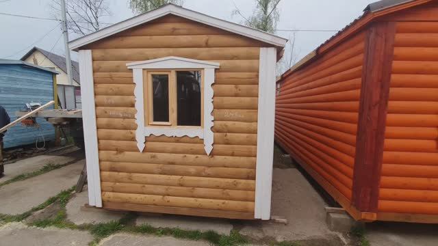 Перевозная баня из бруса под ключ, цены перевозных бань с доставкой из Новгорода, перевозные Пестово