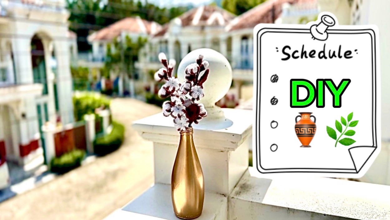 Веточка хлопка 🏺🌿 из пушистой проволоки 🌿