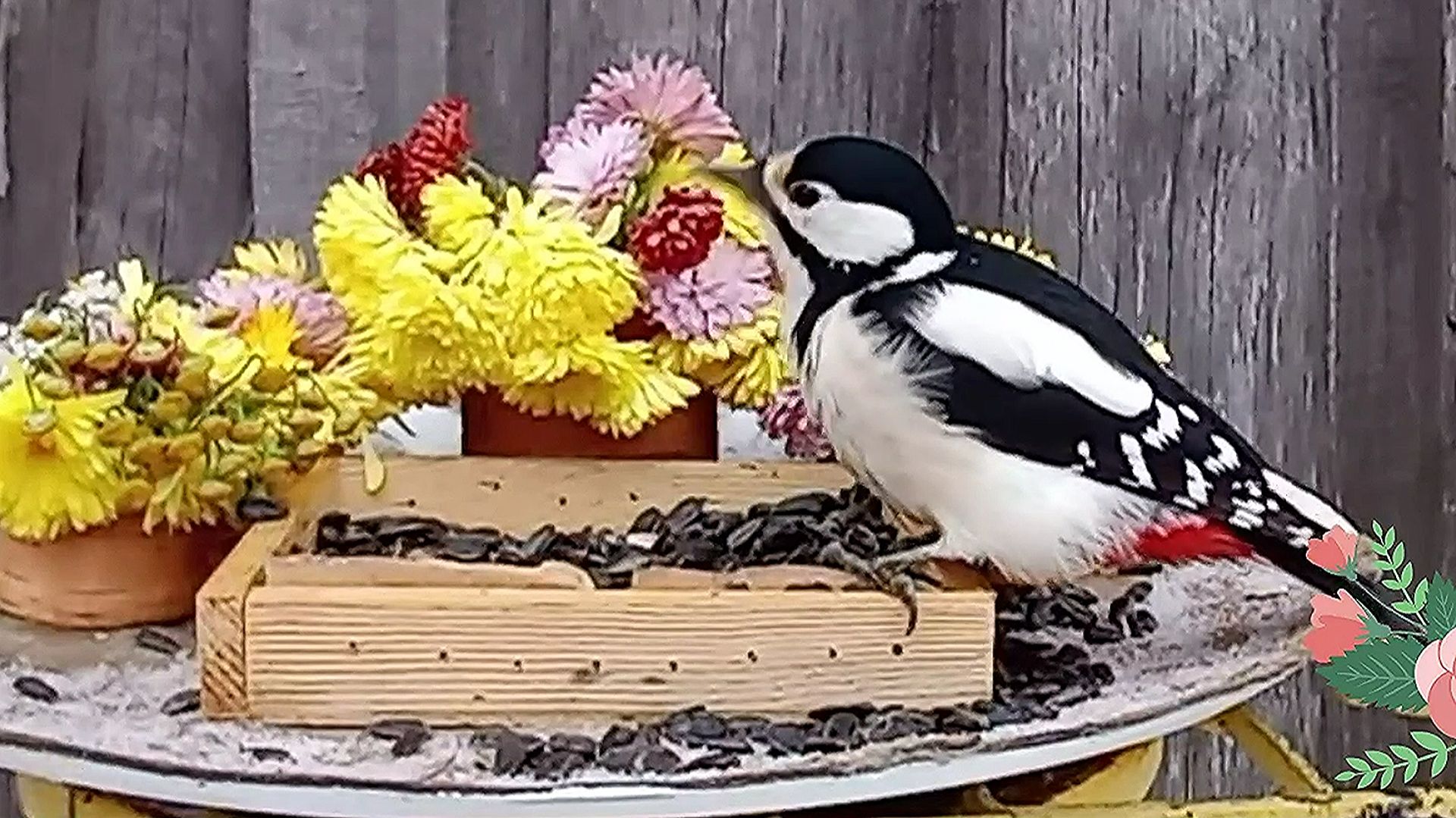 Видео для Кошек (Птицы На Кормушке)