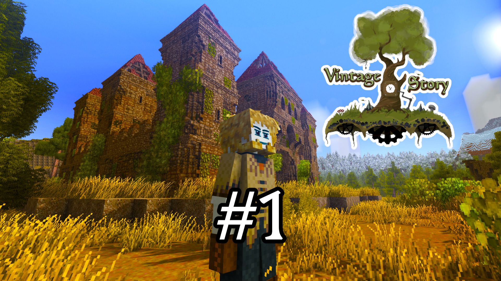 Vintage Story №1 / Бежим от северного полюса до экватора за час! / На краю света! / Прохождение игры