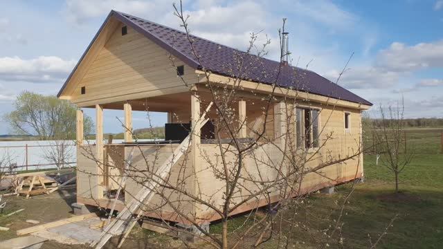 Новгородские бани из Пестово - строительство бань на заказ из профилированного бруса под ключ Москва