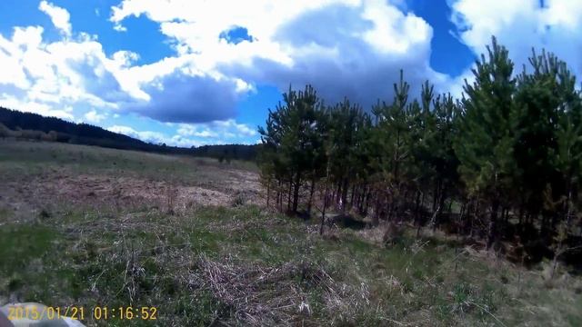 Вдоль реки.