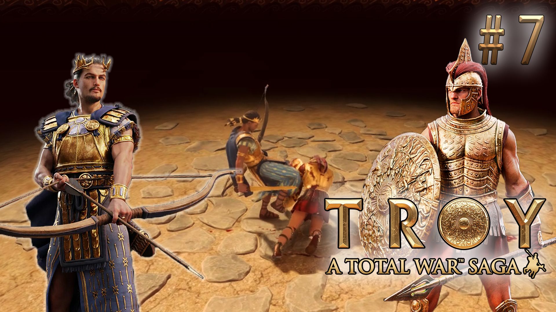 Разгром Ахиллеса! TW Saga: Troy. Парис (Легенда) # 7