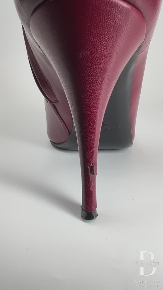 Реставрация каблуков | Премиальный ремонт обуви в Москве #shorts