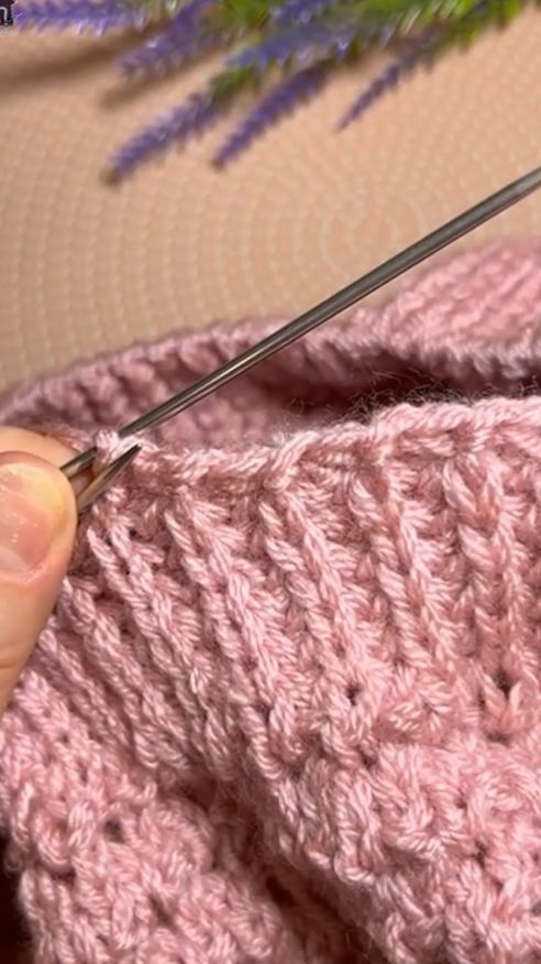 Идеальный край закрываем петли   с накидом