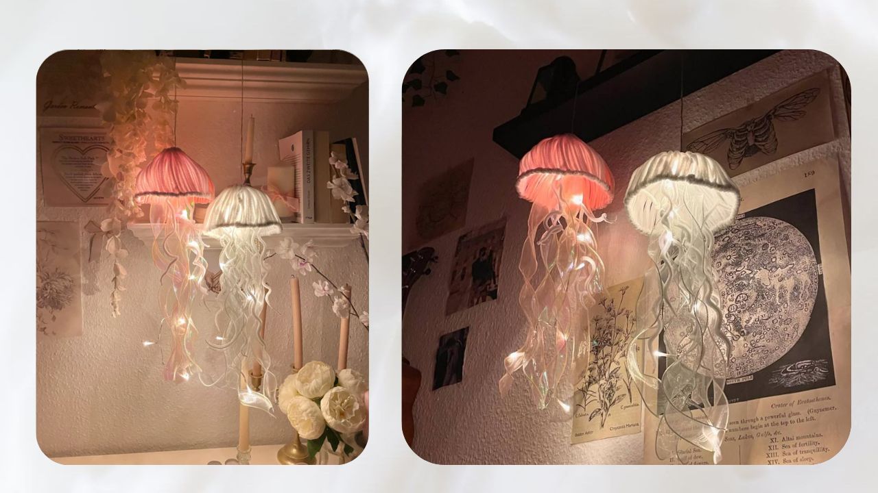 МЕДУЗА ИЗ СИНЕЛЬНОЙ ПРОВОЛОКИ